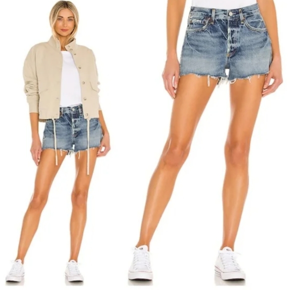 Agolde | Shorts | Agolde Parker Denim Jeans Shorts Swapmeet Dark | Poshmark